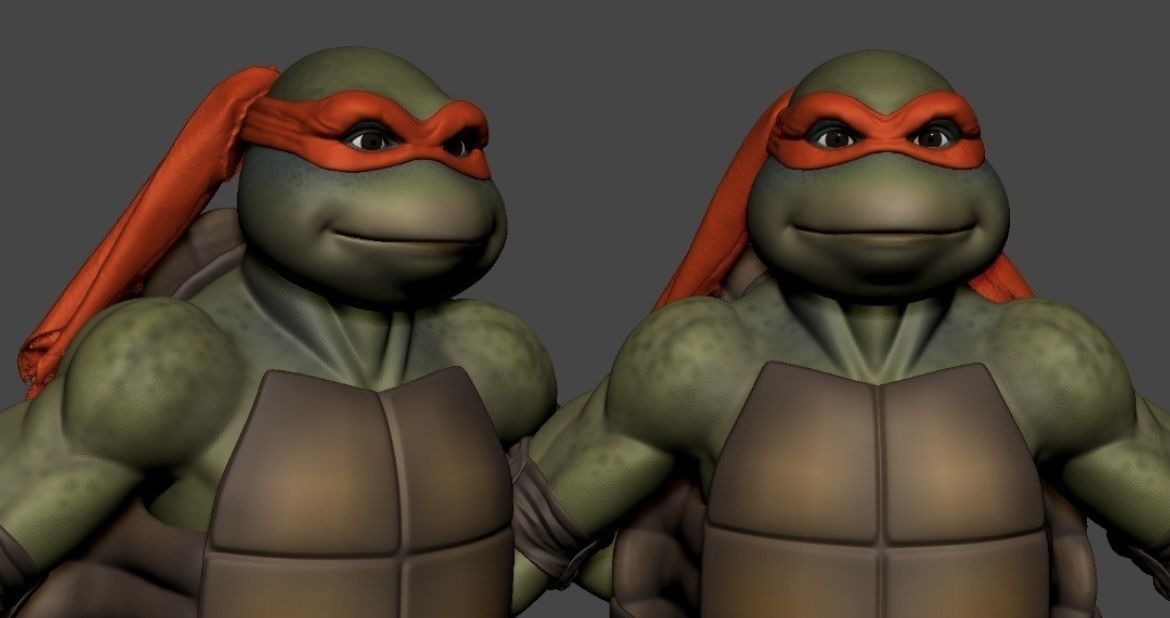 3D Print Models X4 Ninja Turtle Heads cosplay TMNT STL 3D model | CGTrader