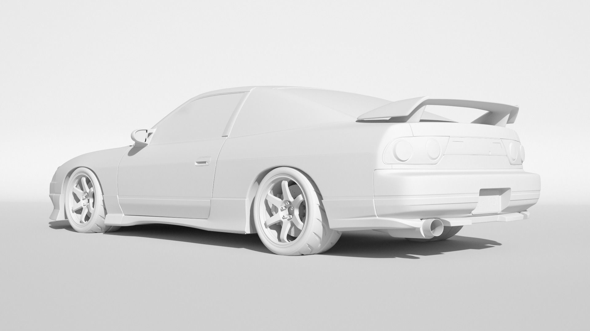 Nissan 180sx S13 Type X 3D model | CGTrader