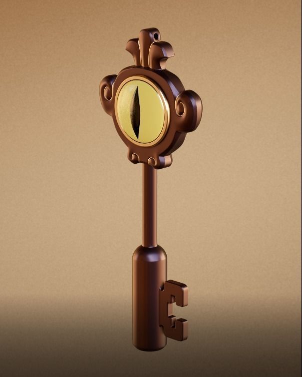 Portal Key 3D model 3D printable | CGTrader