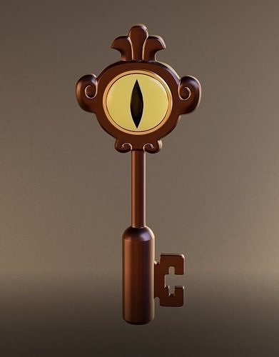 Portal Key 3D model 3D printable | CGTrader