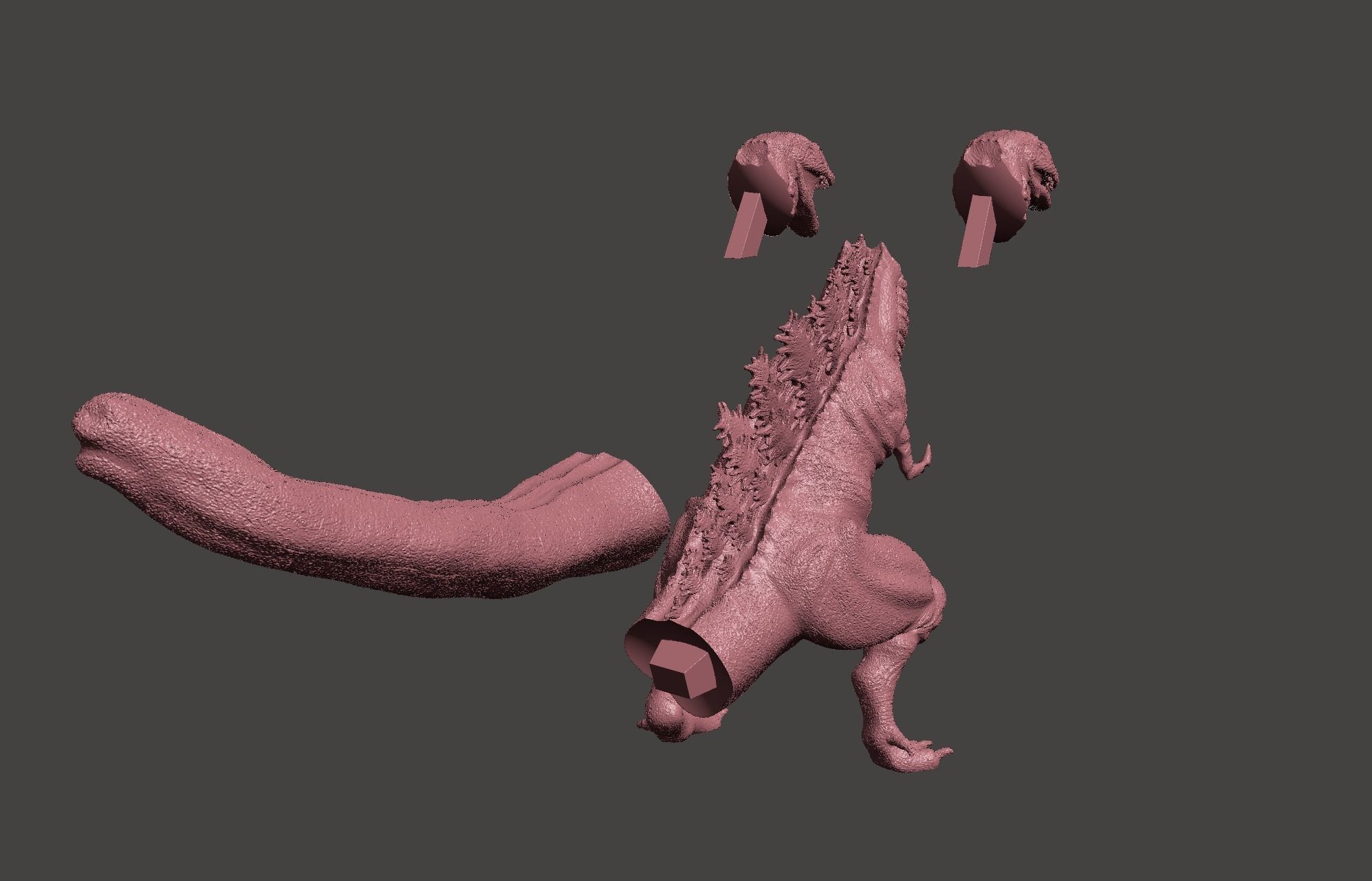 SHINAGAWA KUN SHIN GODZILLA 3RD FORM ULTRA DETAILED STL KAIJU G 3D ...