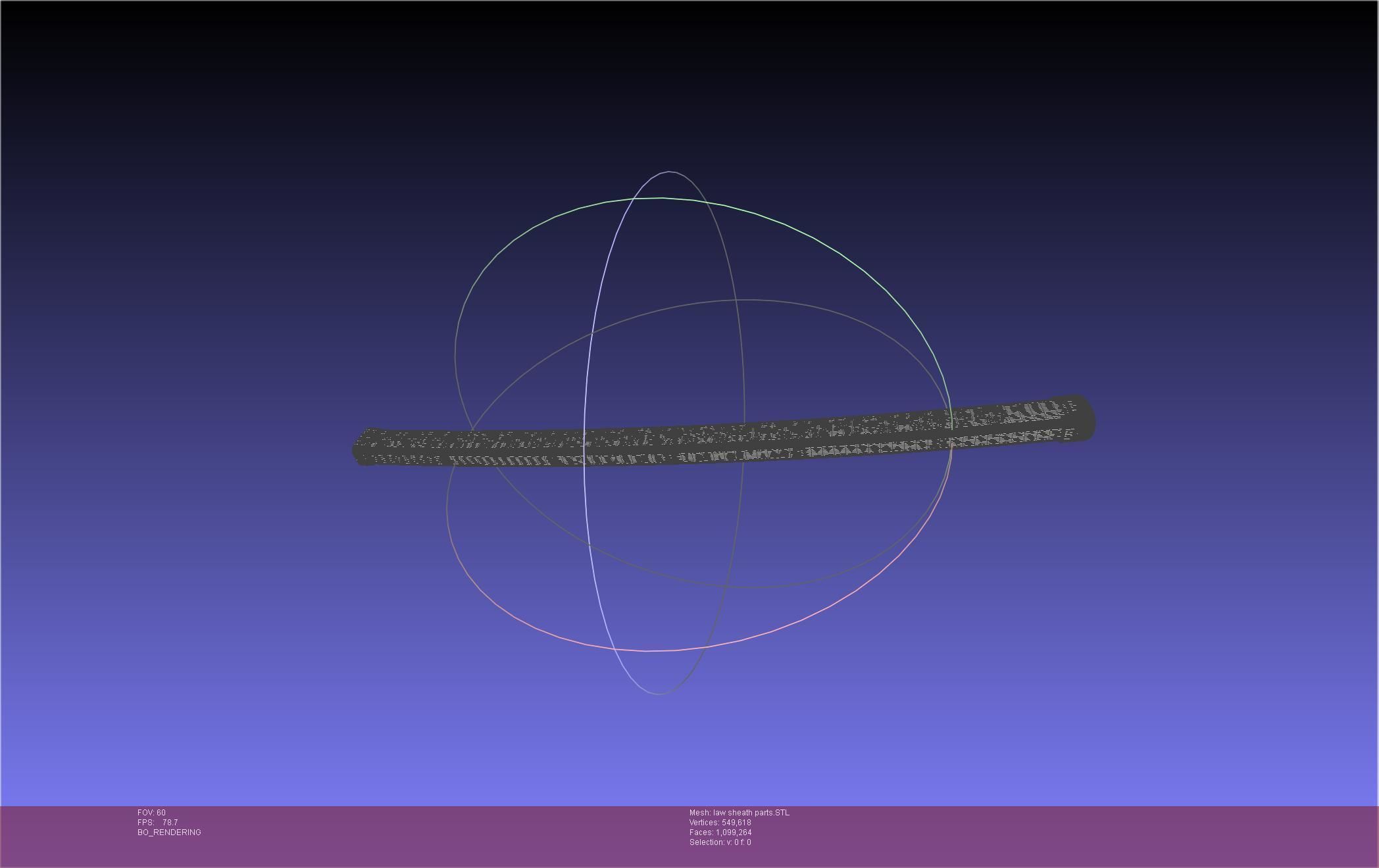 One Piece Trafalga Law Sword And Sheath Assembly 3D model 3D printable ...