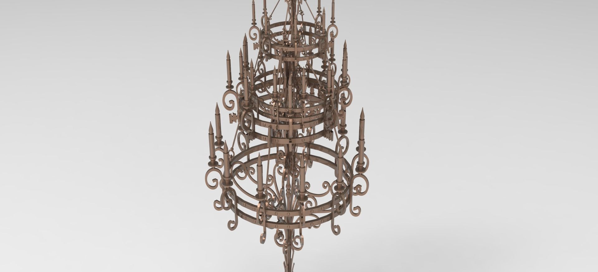 chandelier low poly Grand 3D model | CGTrader