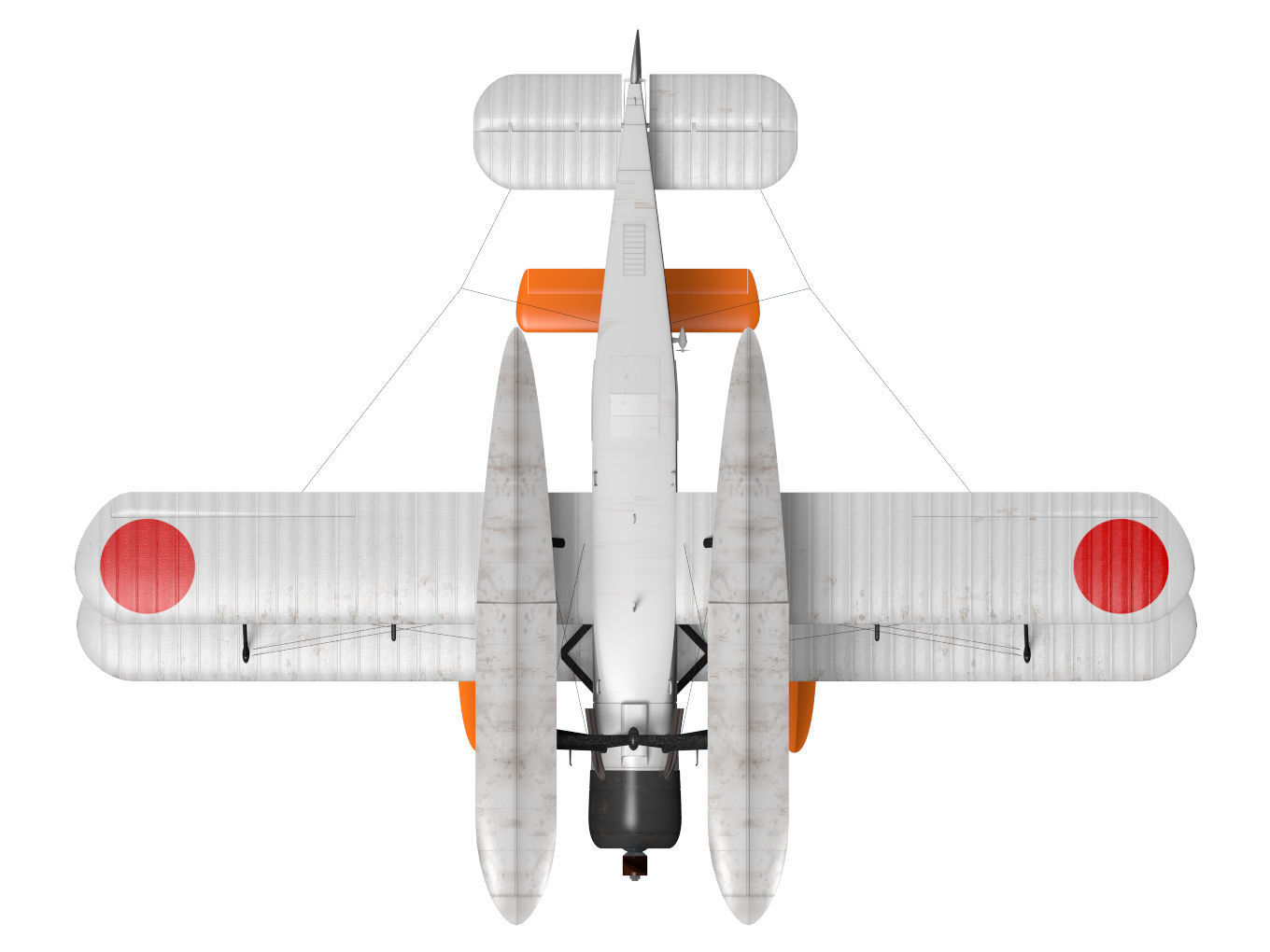 Kawanishi E7K2 Alf and Type1 target plane 3D model | CGTrader