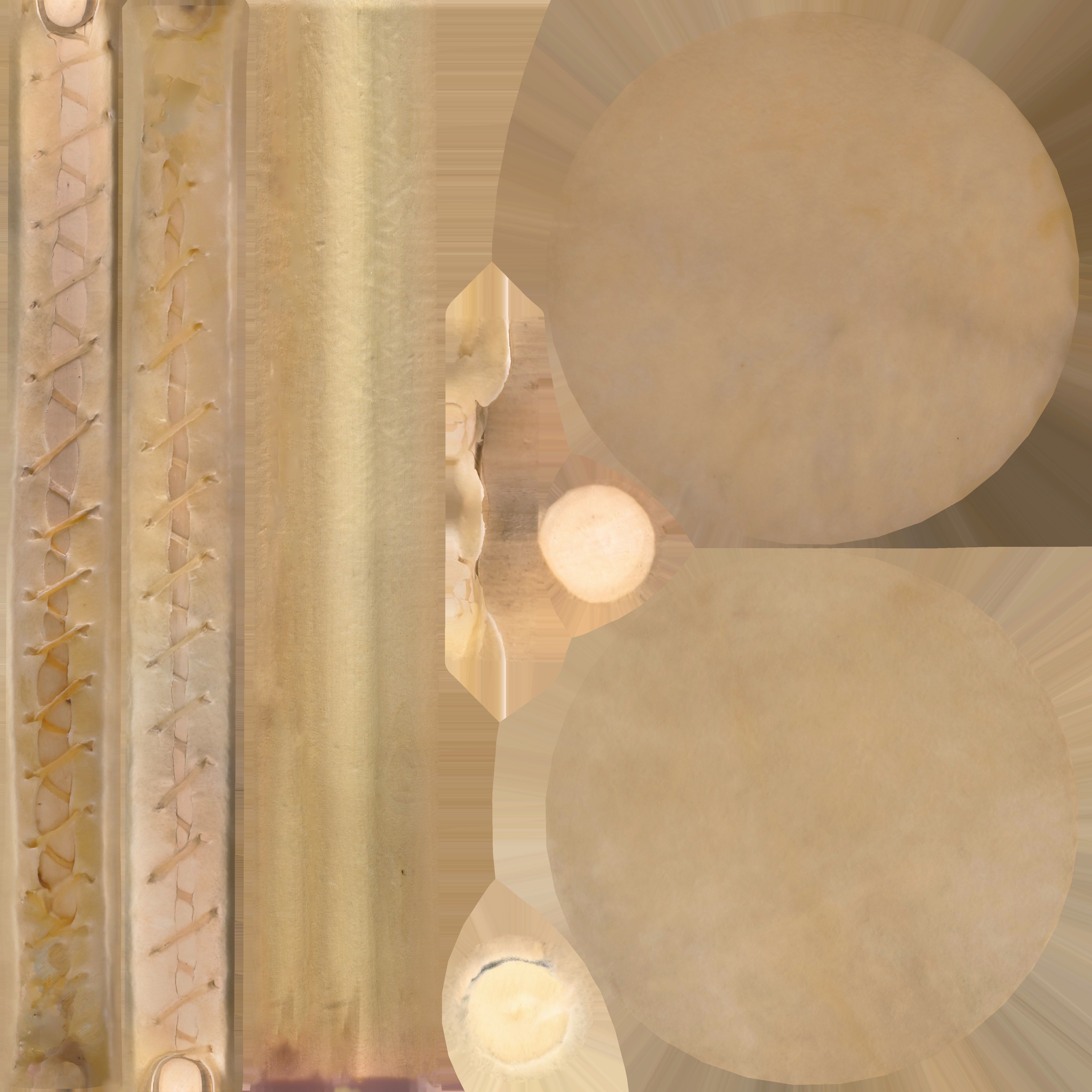 3D model Game Ready Korean Traditional Instrument Sogo VR / AR / low ...