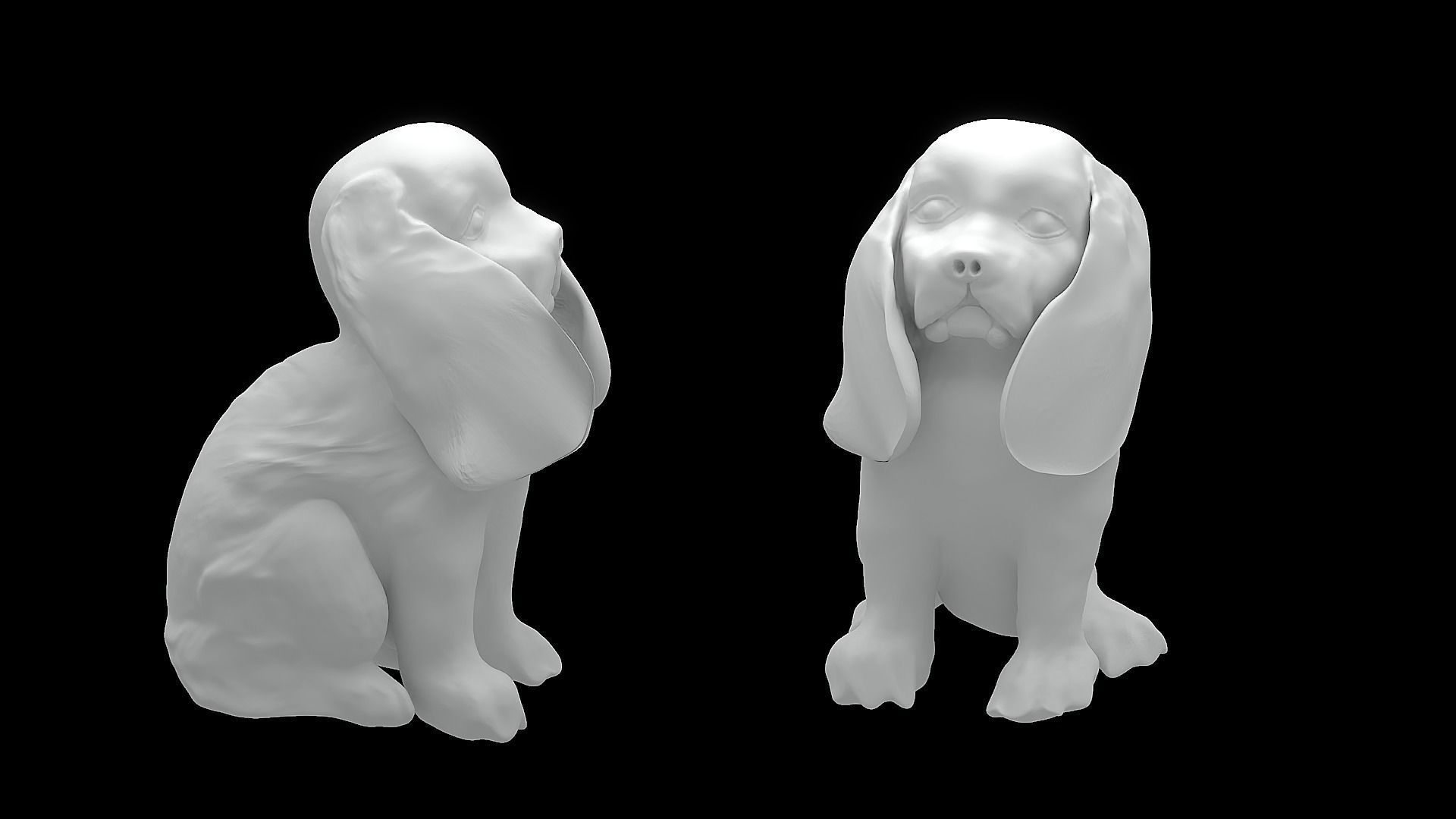 Bully Dog American puppy 3D model 3D printable | CGTrader