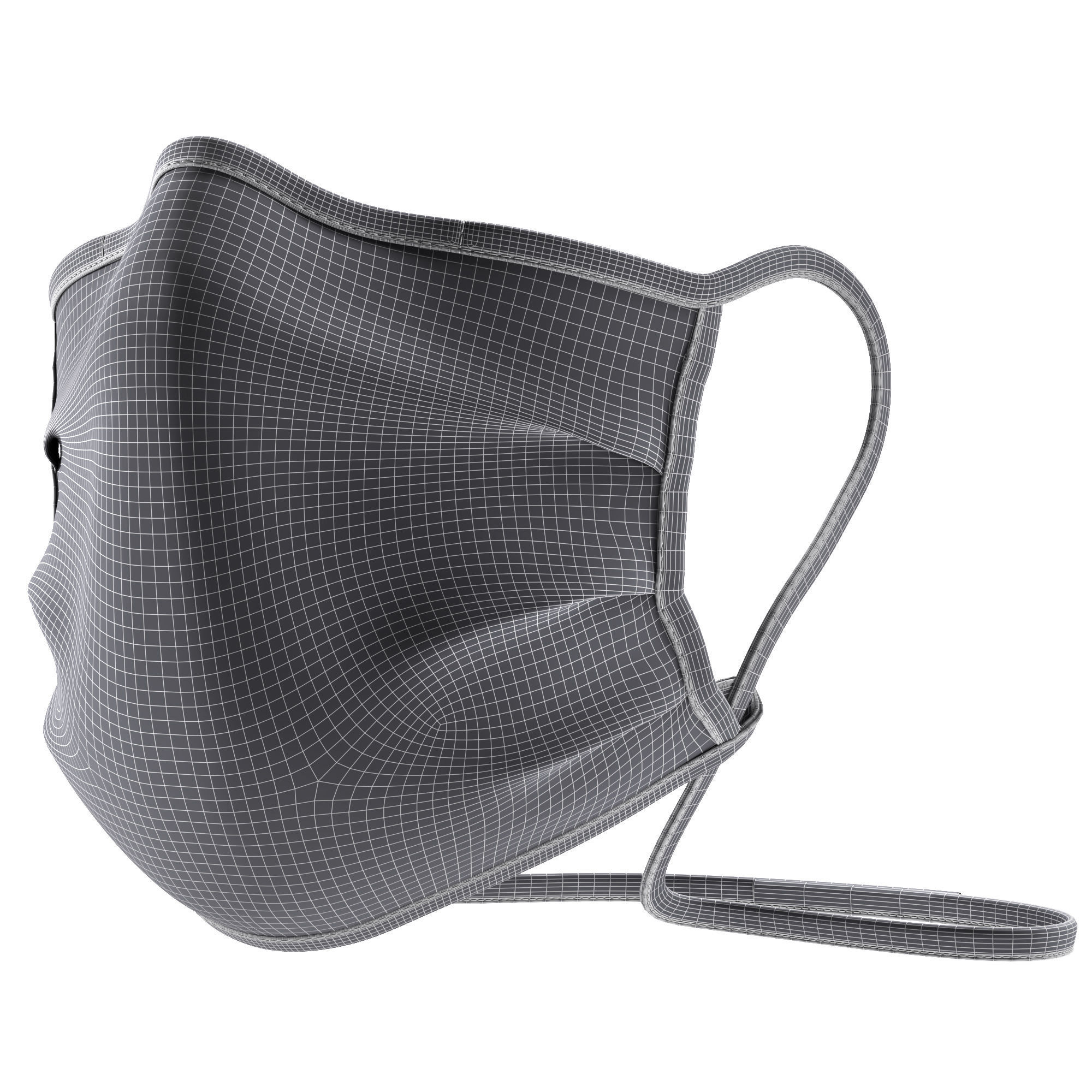 Face mask 3D model | CGTrader