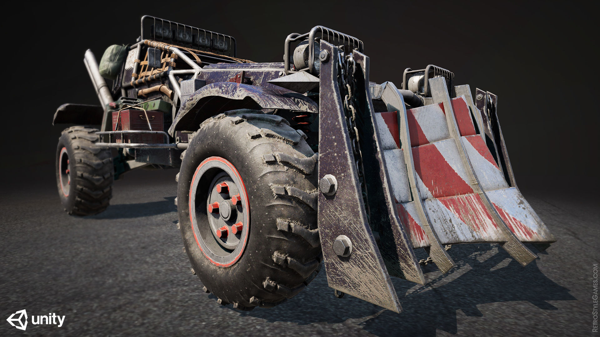 3D model Last Guns - Apocalyptic Buggy and Motorbike Pack VR / AR / low ...