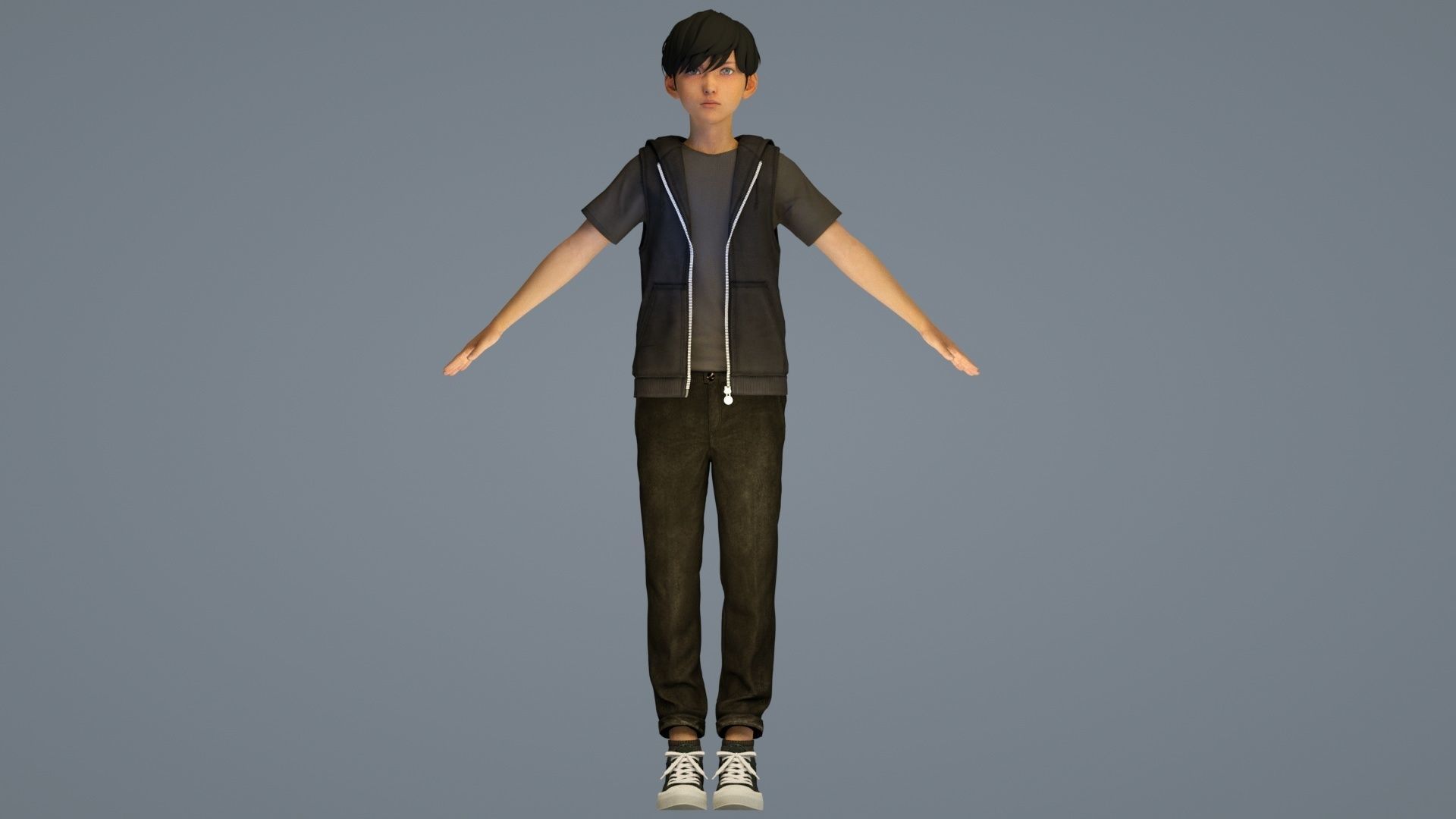Boys teenagers young students 3D model | CGTrader