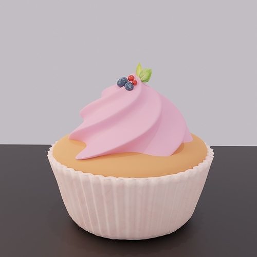 Cupcake 3d Model 3D model | CGTrader