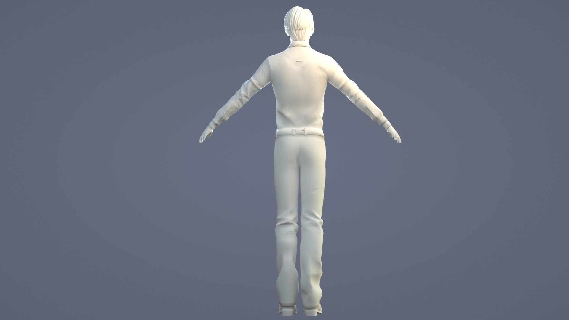 Handsome Uncle Big Brother Pretty Boy Realistic Character Father 3D ...
