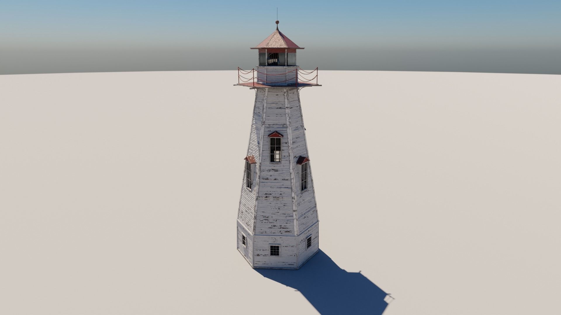 Wooden Lighthouse 3D model | CGTrader
