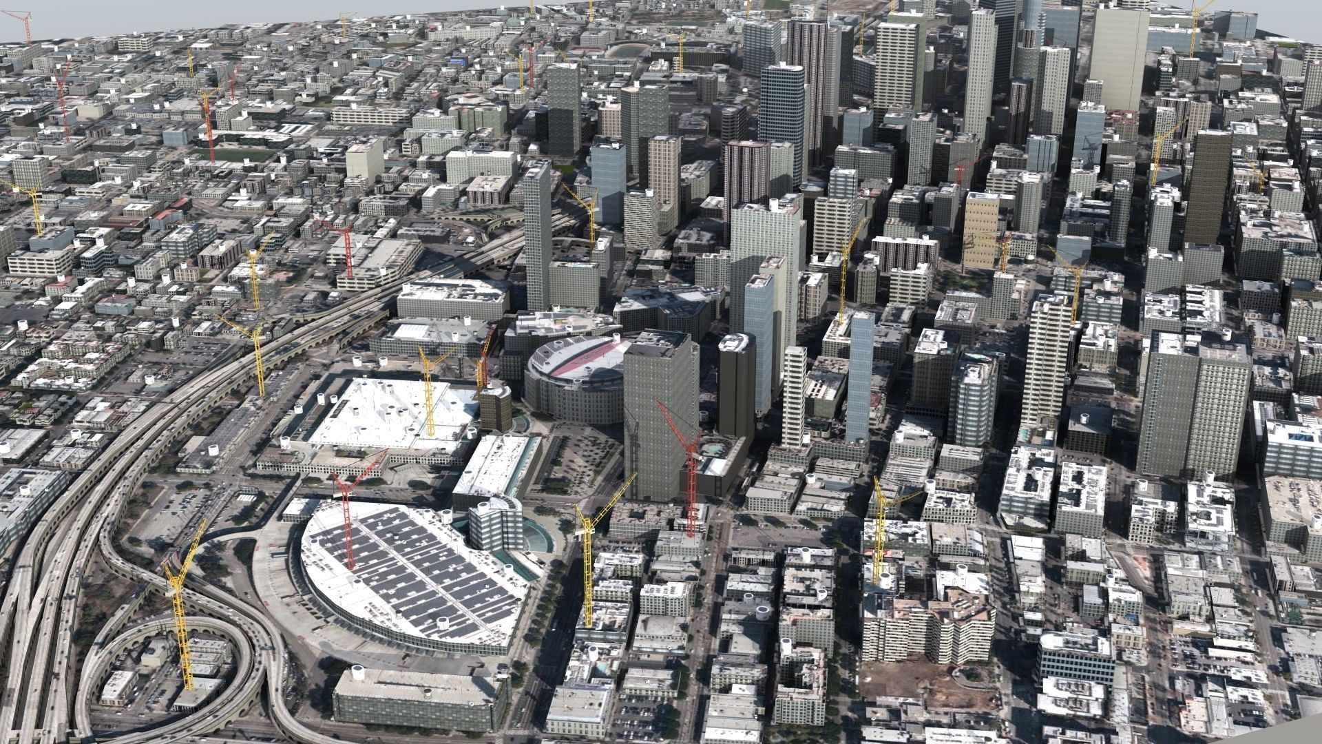 3D model LA City Core VR / AR / low-poly | CGTrader