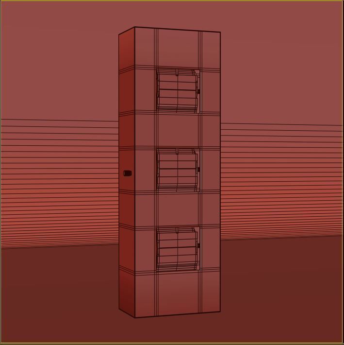 High-Tech Clock 3D model | CGTrader