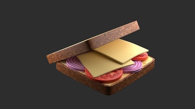 Sandwich 3D Model 3D model 3D printable | CGTrader