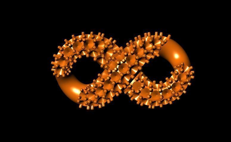 Infinity chain link 3D model | CGTrader