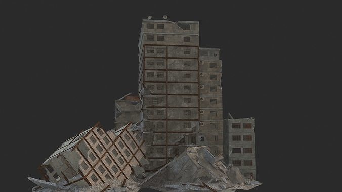 3D model destruction VR / AR / low-poly | CGTrader