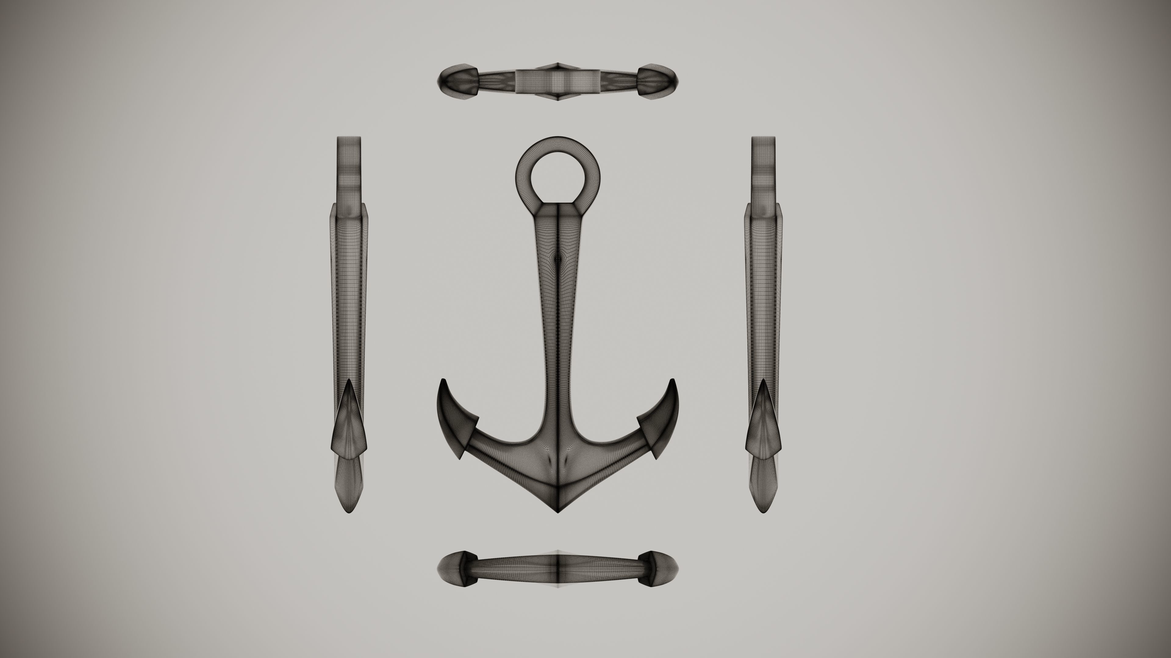 Anchor 3D model | CGTrader