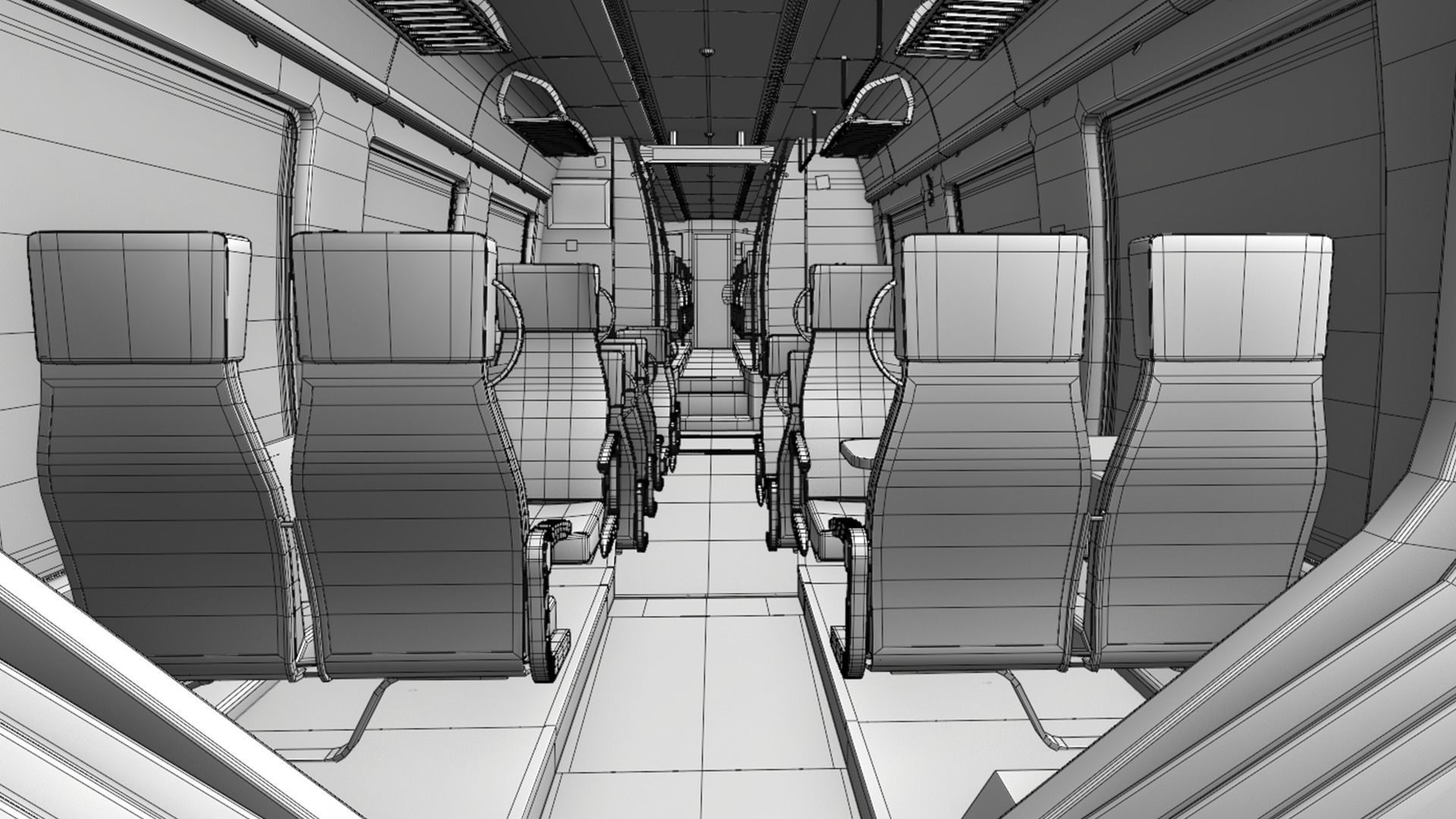 3D model Bombardier TALENT Train National Express Rigged Animated VR ...