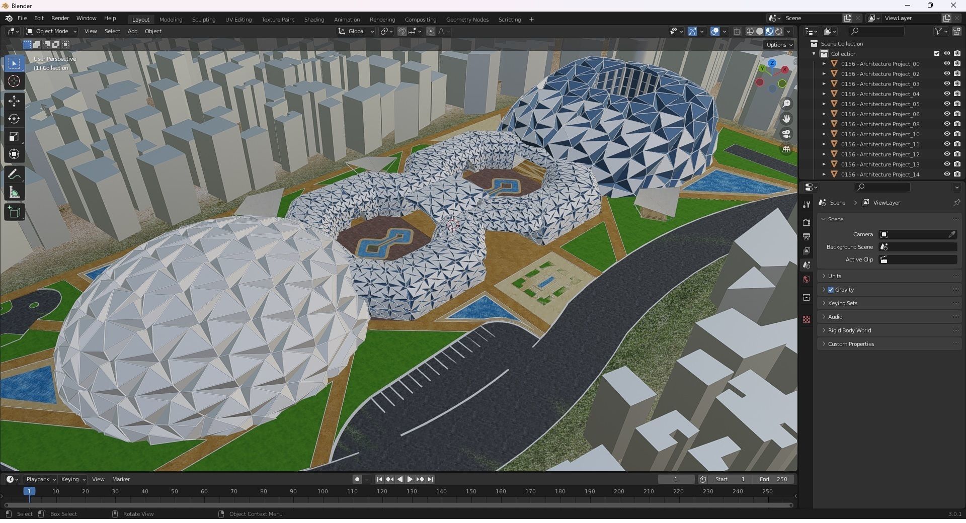 0156 - Architecture Project 3D model | CGTrader