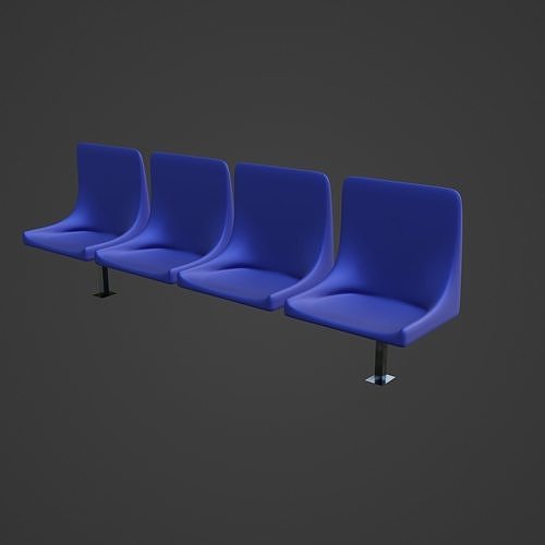 metro chair 3D model | CGTrader