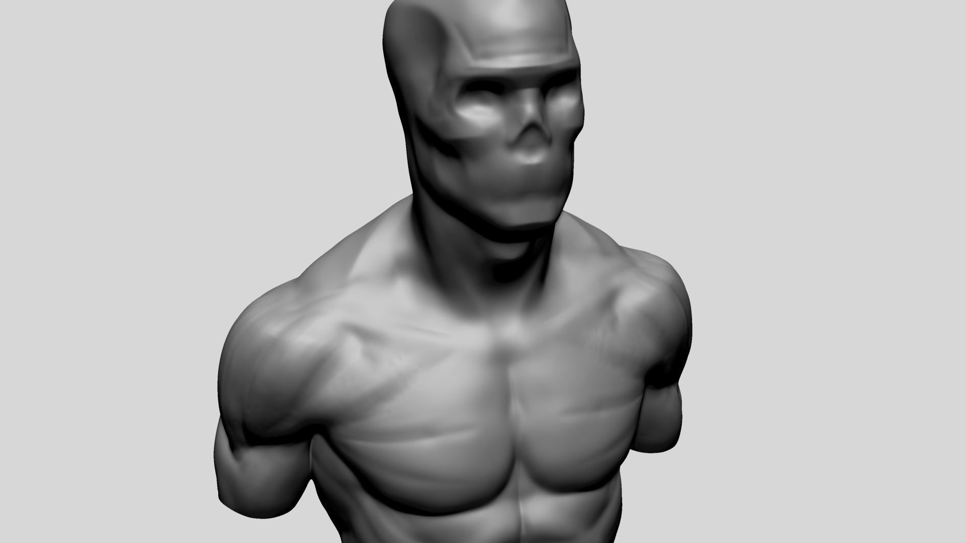 Male Upper Body for 3DPrint 3D model 3D printable | CGTrader