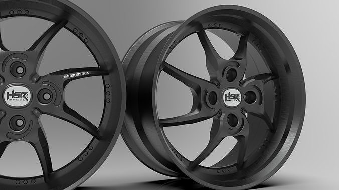 Rim 18in V3 3D model rigged | CGTrader