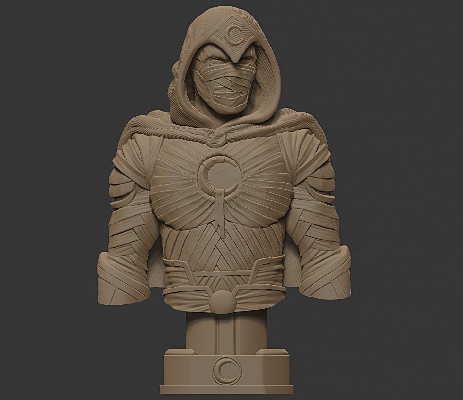 Moon Knight Bust 3d printable model printable 3D model 3D printable ...