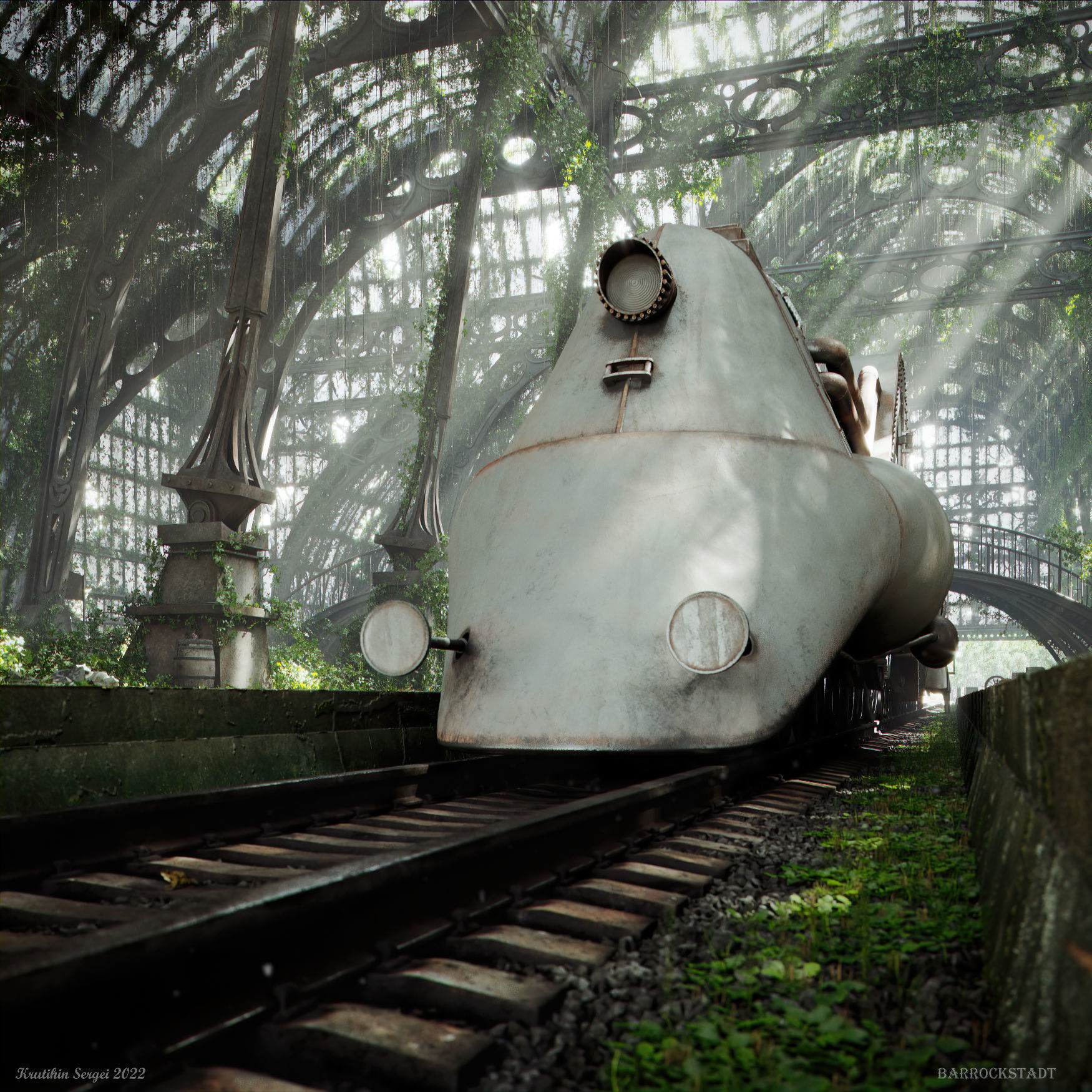 Train Syberia 3D model | CGTrader