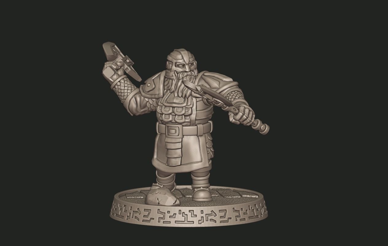 DWARF 3D model 3D printable | CGTrader