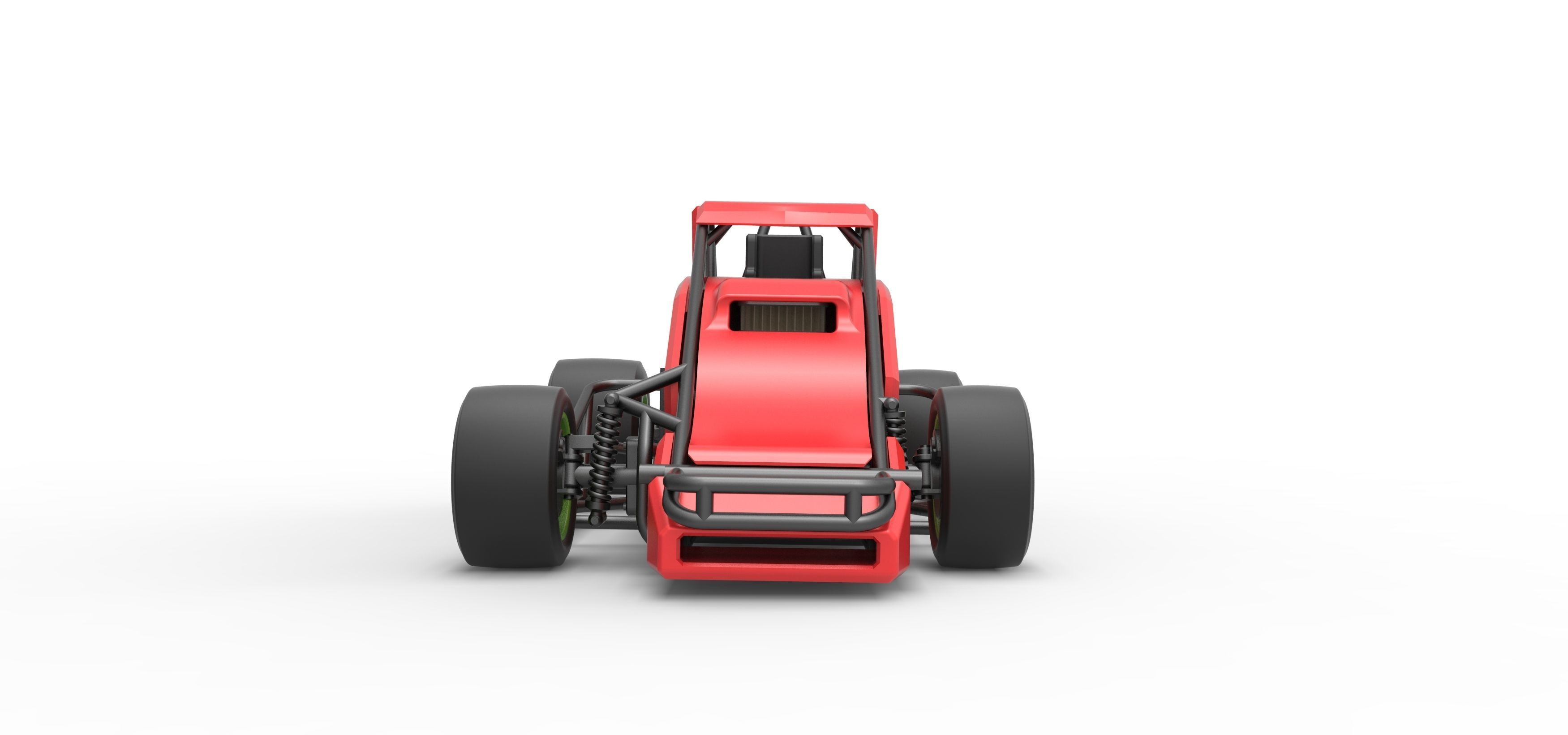 Diecast Pavement Sprint car Scale 1 to 25 3D model 3D printable | CGTrader