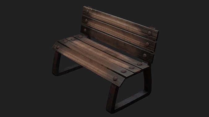 3D model of bench free VR / AR / low-poly 3D model | CGTrader