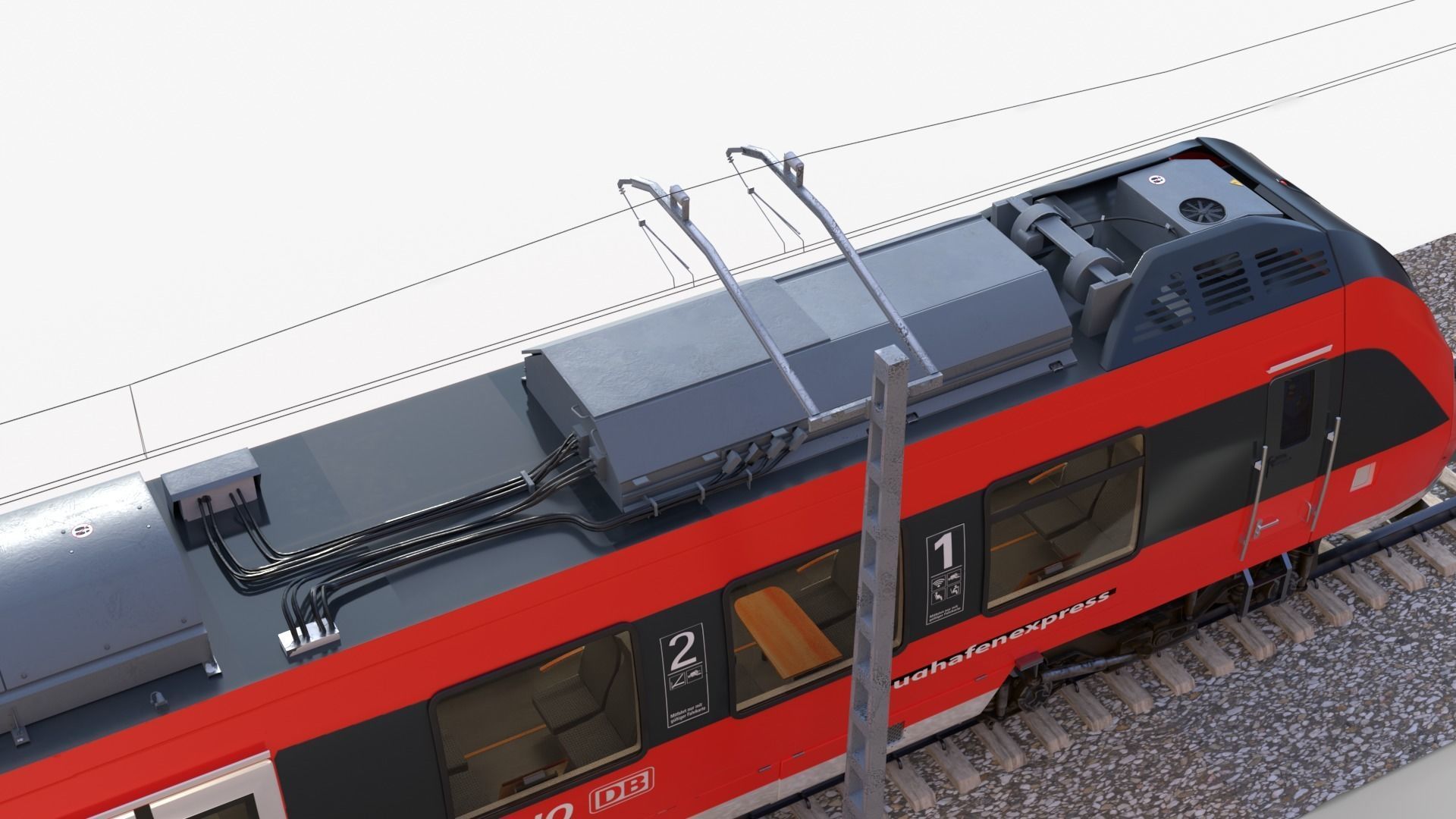 Bombardier TALENT Train Regodb 3D model | CGTrader
