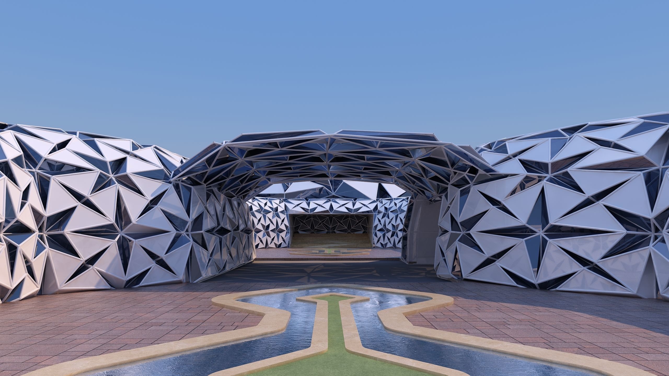 0157 - Folded Building 3D model | CGTrader