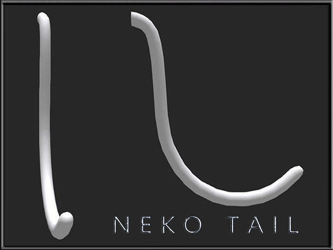 3D model NEKO TAIL VR / AR / low-poly | CGTrader