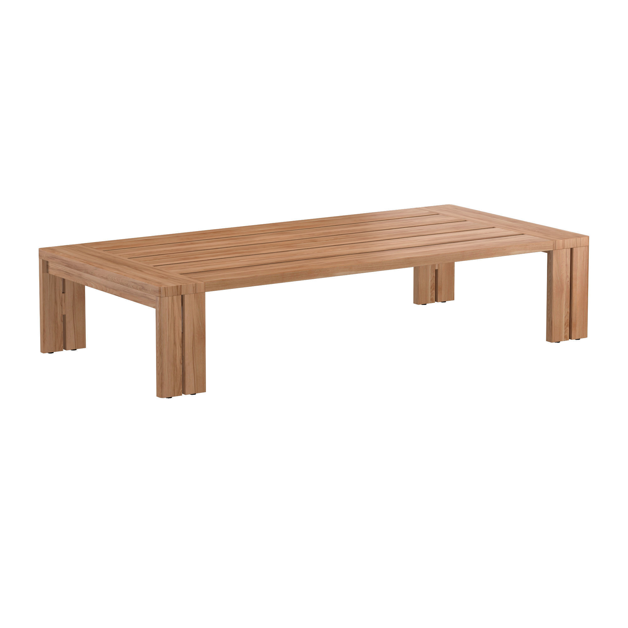 MATIRA TEAK RECTANGULAR COFFEE TABLE 3D model | CGTrader