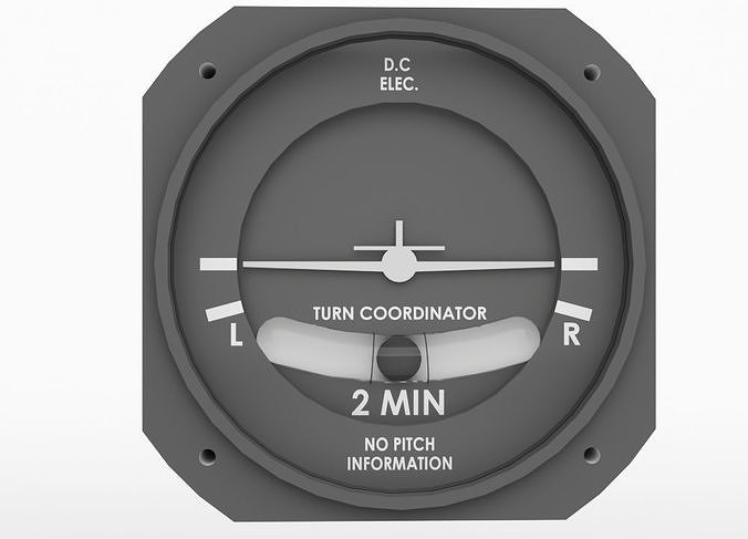 Turn Coordinator 3D model | CGTrader