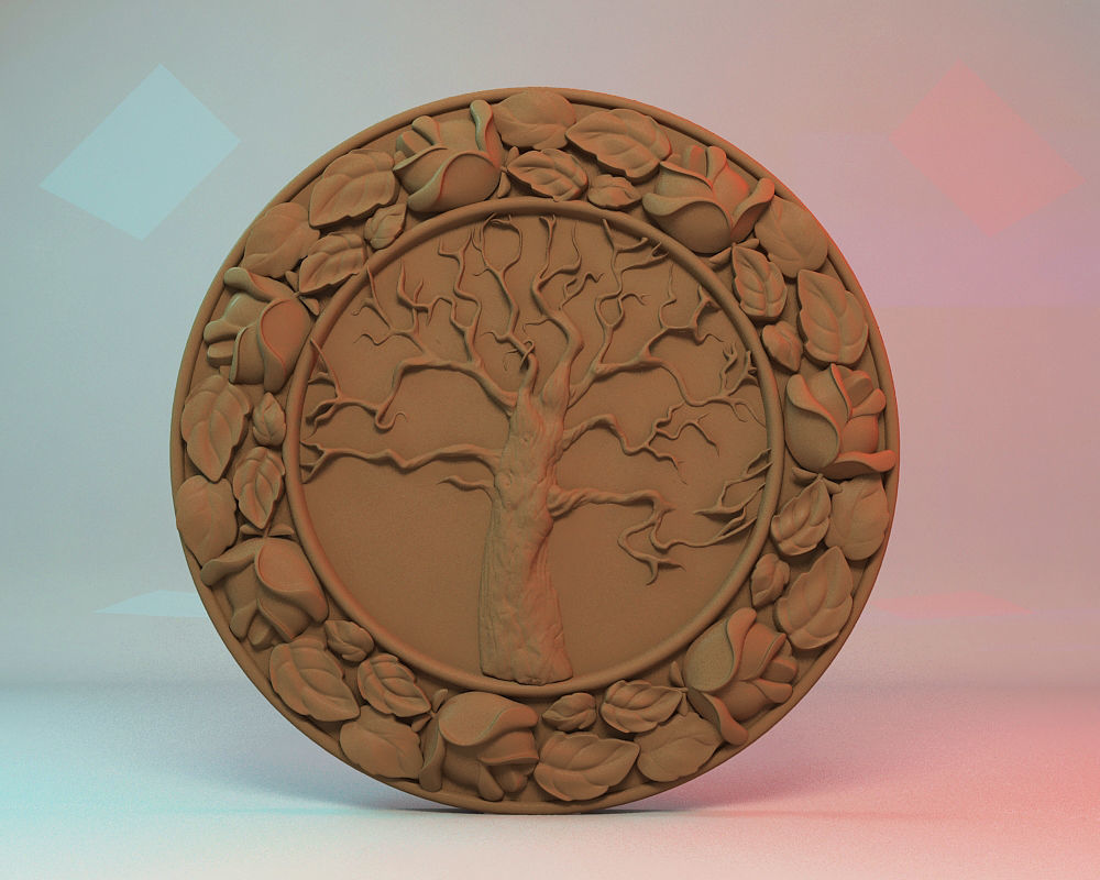 The celtic tree of life 3D STL Model for Cnc users 3D model 3D ...