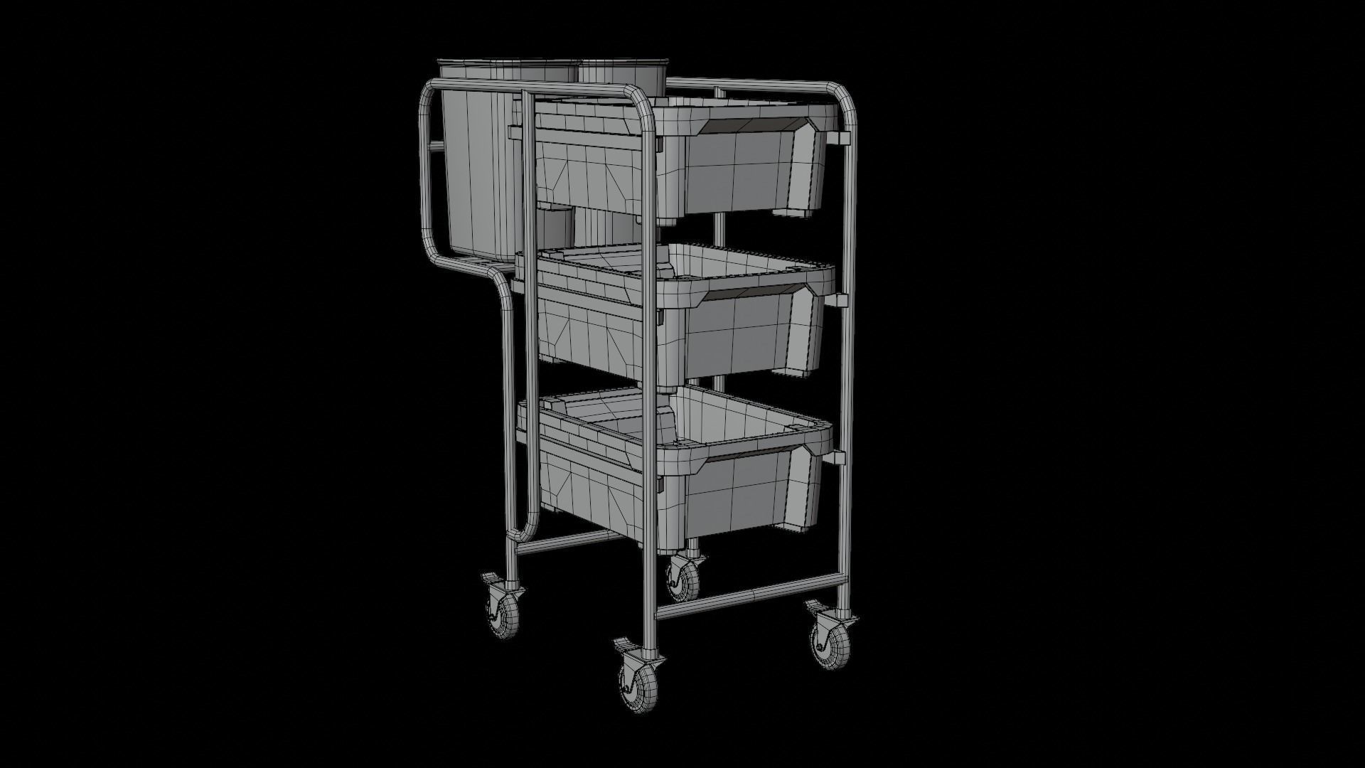 Collection Trolley 3D model | CGTrader