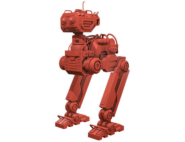 Robot 1- Only Mesh 3D model | CGTrader
