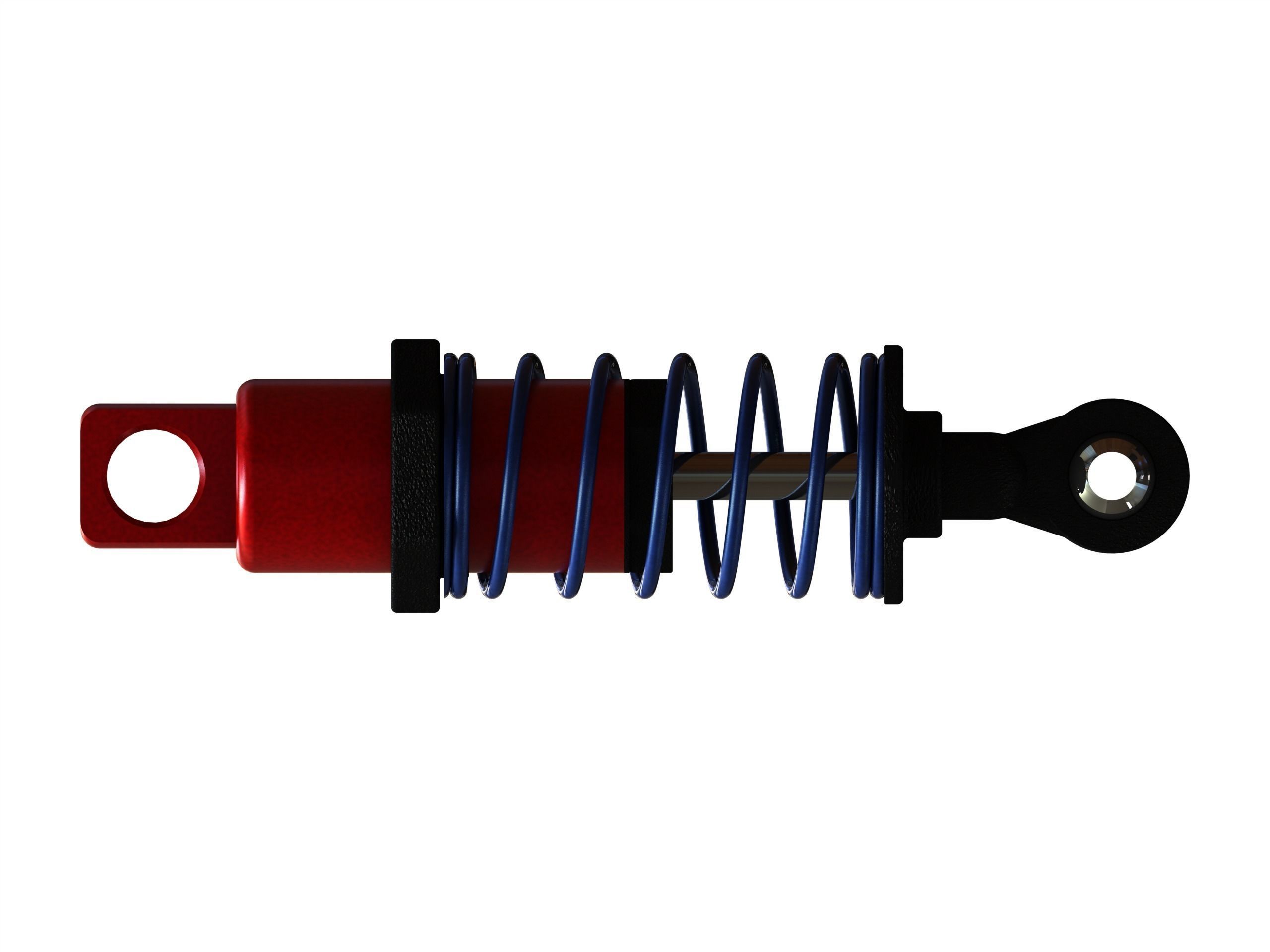 RC Shock Absorber Front 3D model rigged | CGTrader