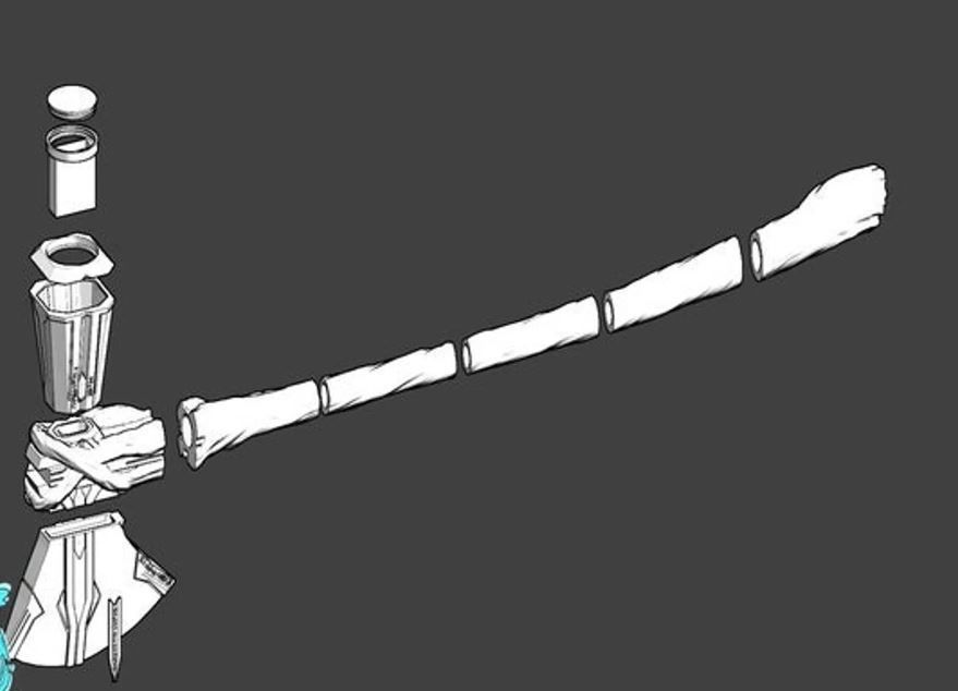 Storm Breaker Avenger Endgame Thors Weapon 3D print model 3D model 3D ...