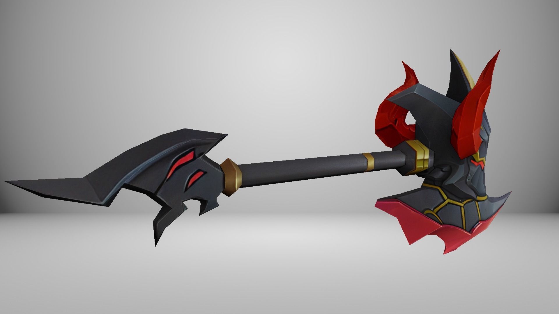 3D model Futuristic Axe VR / AR / low-poly | CGTrader