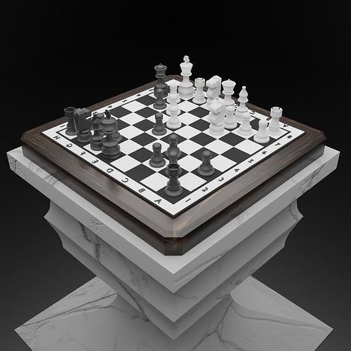 3D model Chess Low-poly 3D model VR / AR / low-poly | CGTrader