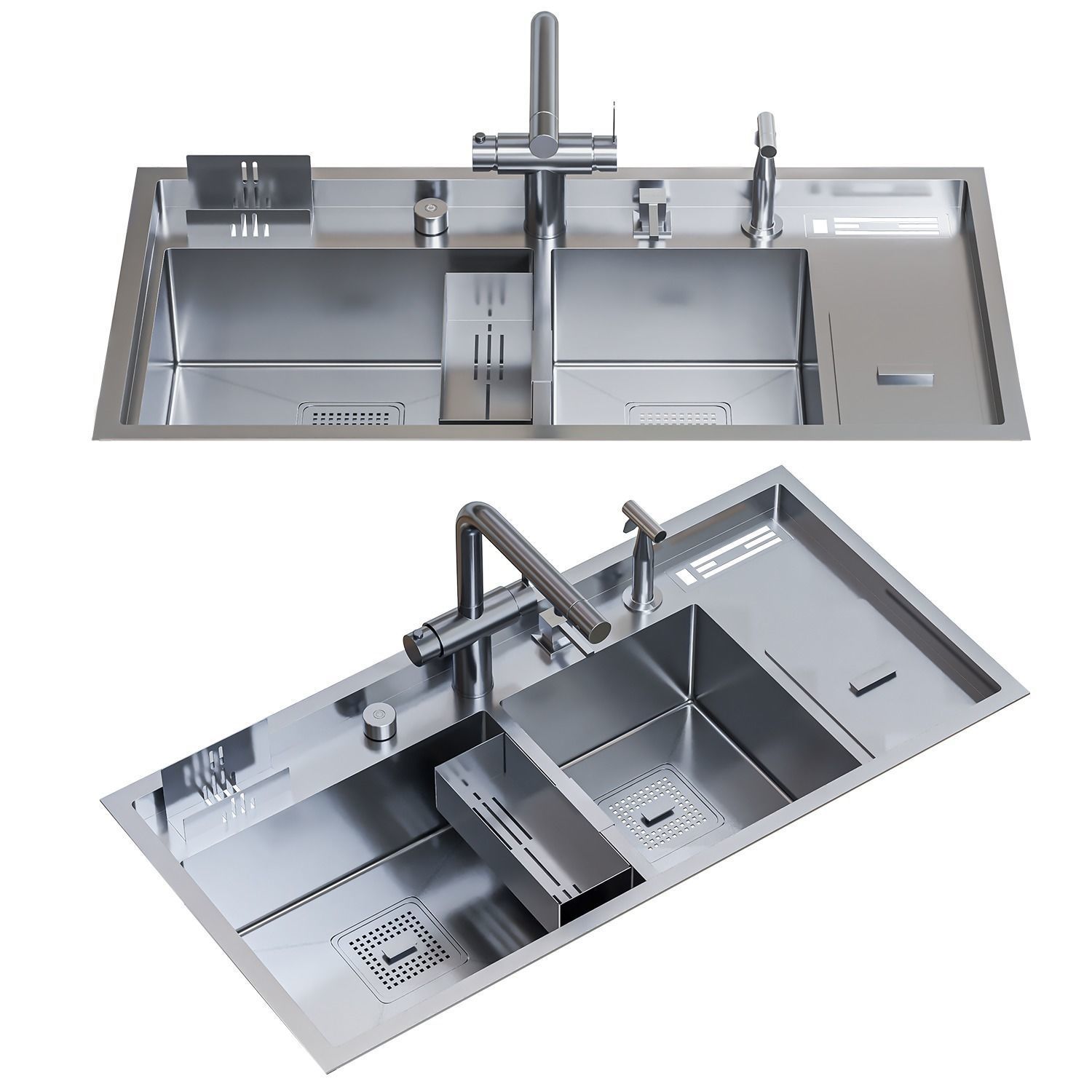 Asras sink set2 3D model | CGTrader