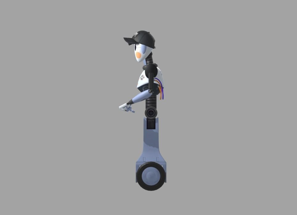 3D model Security Bot - FNAF Security Breach VR / AR / low-poly | CGTrader