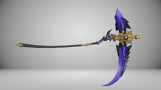 3D model Futuristic Scythe VR / AR / low-poly | CGTrader