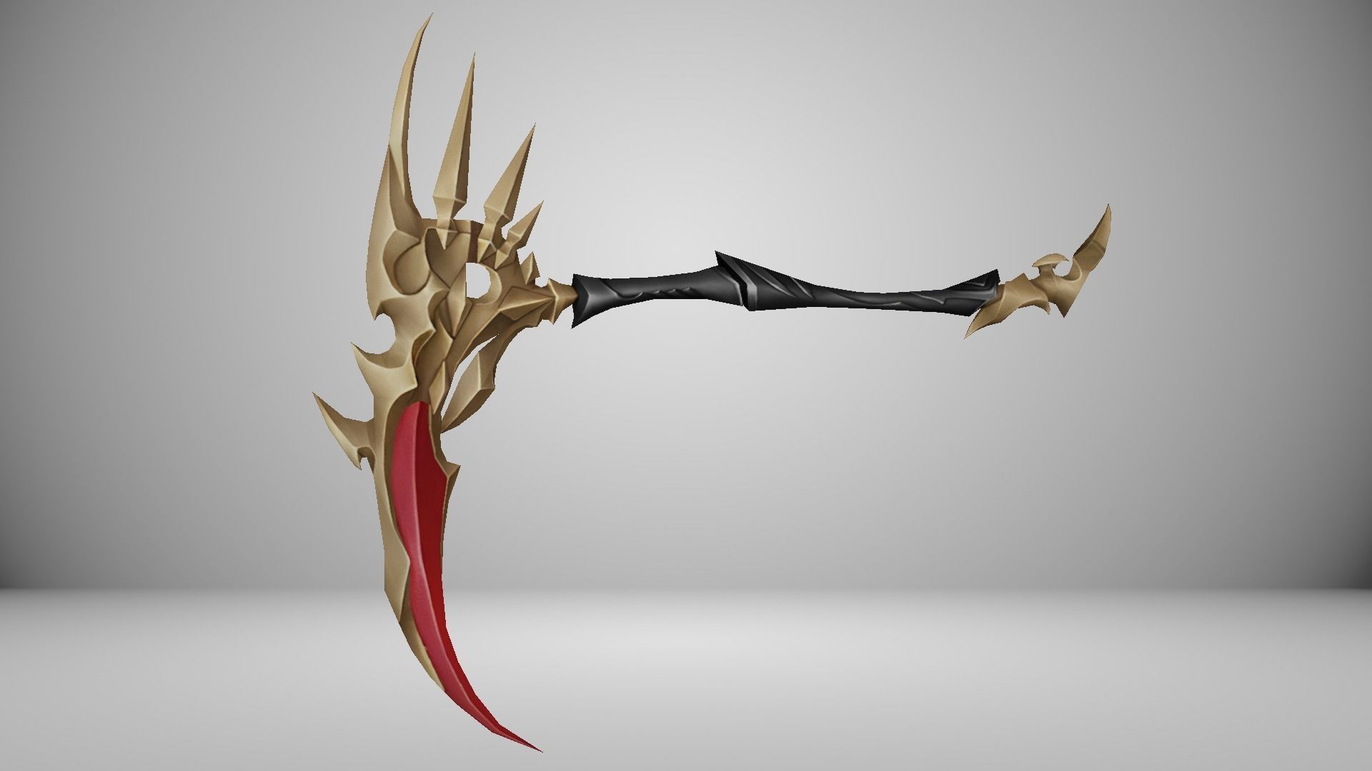 3D model Futuristic Scythe VR / AR / low-poly | CGTrader
