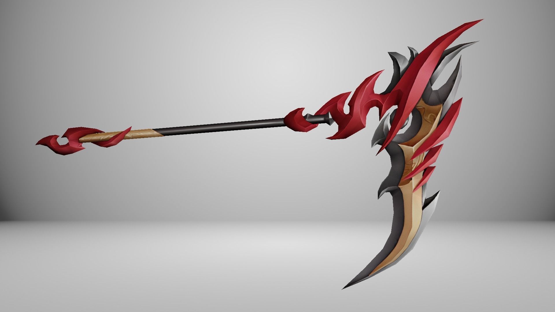 3D model Futuristic Scythe VR / AR / low-poly | CGTrader