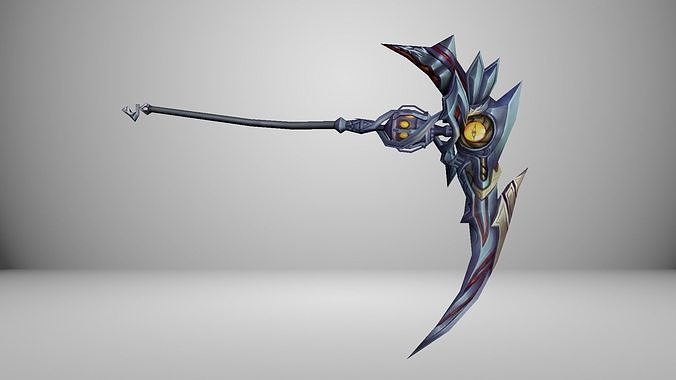 3D model Futuristic Scythe VR / AR / low-poly | CGTrader
